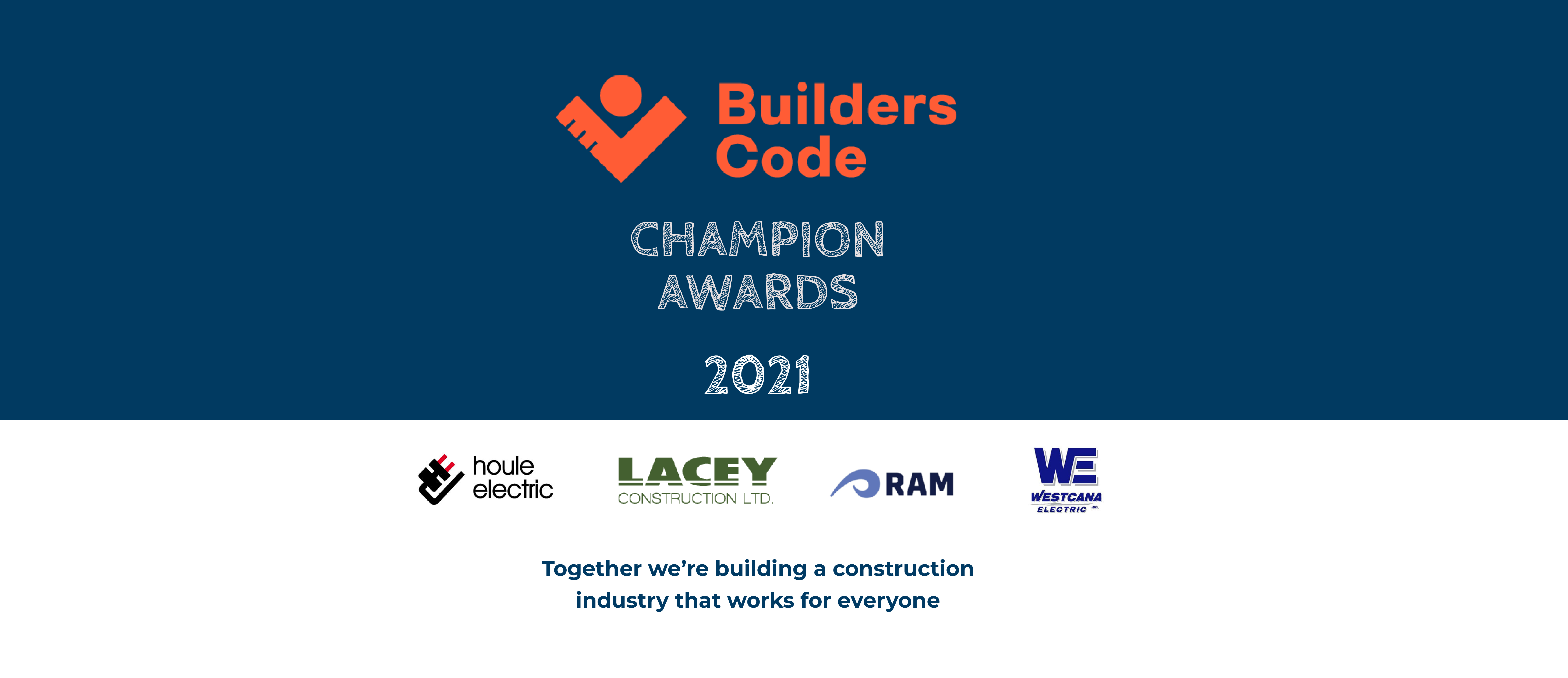 3RD ANNUAL BUILDERS CODE CHAMPION AWARDS CELEBRATE CONSTRUCTION ...